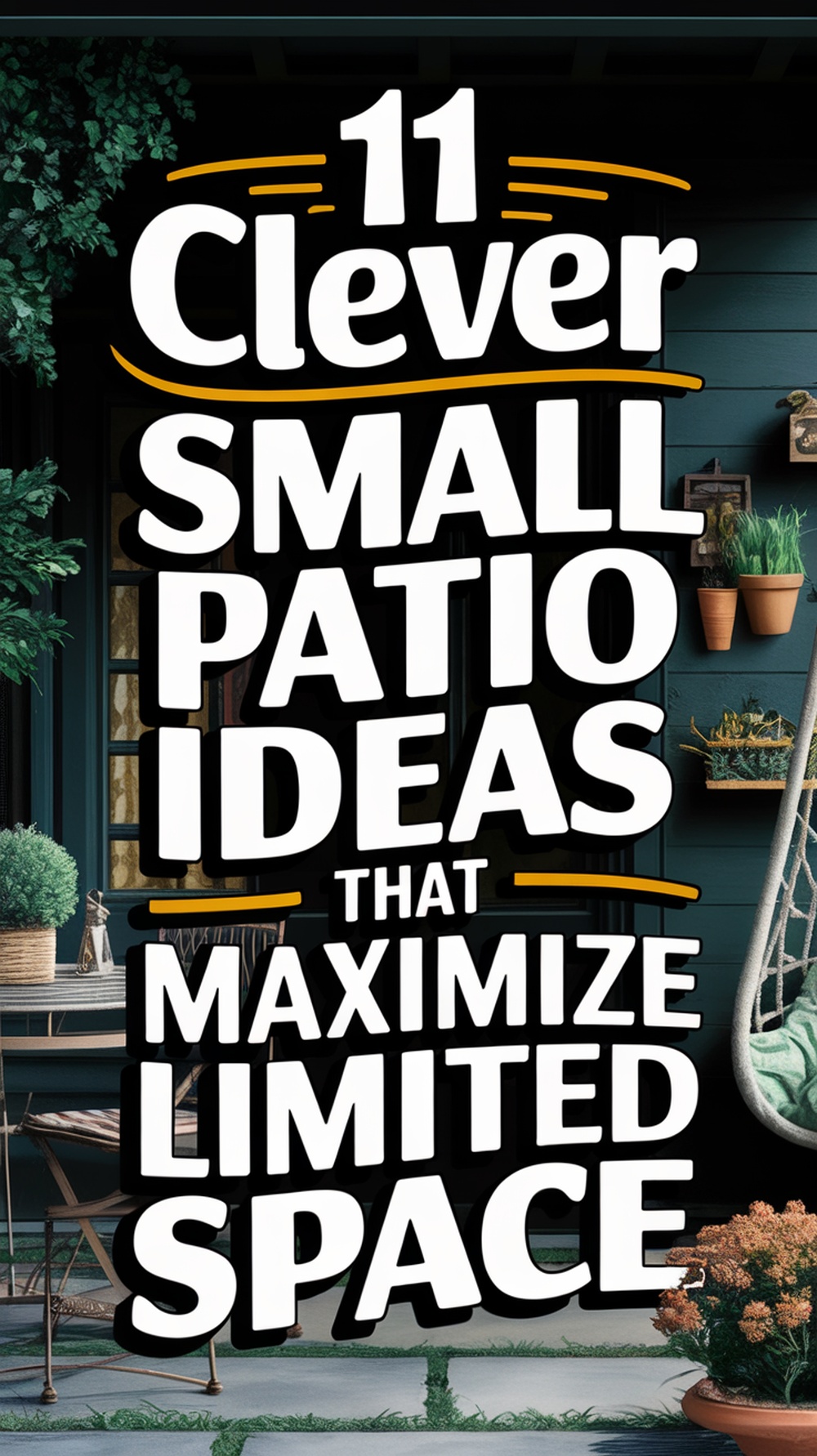 11 Clever Small Patio Ideas That Maximize Limited Space
